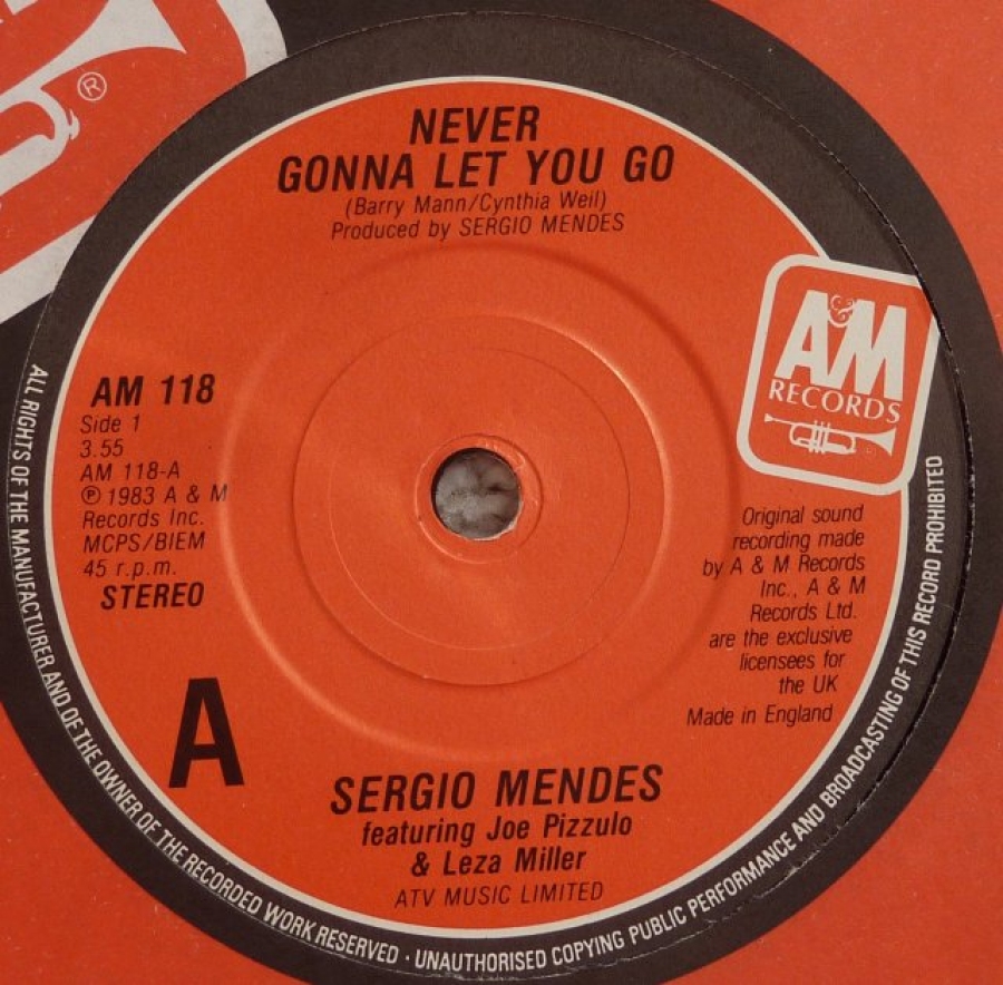 Sergio Mendes Never Gonna Let You Go 7 Inch Buy From Vinylnet
