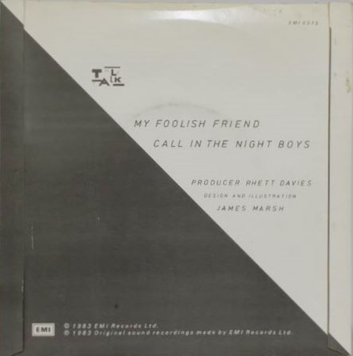 Talk Talk My Foolish Friend 7 Inch Buy From Vinylnet talk-talk-my-foolish-friend-7-inch-buy-from-vinylnet