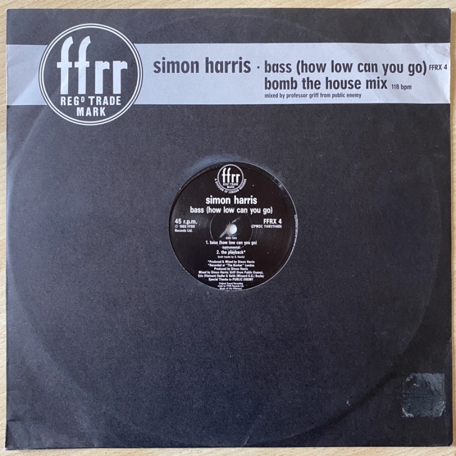 Simon Harris Bass (How Low Can You Go) 12 Inch | Buy from Vinylnet Simon Harris Bass (How Low Can You Go) 12 Inch | Buy from Vinylnet